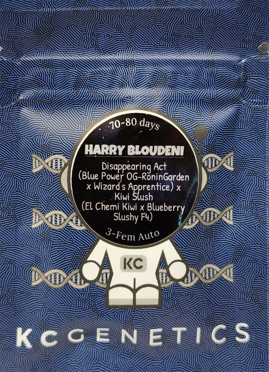 KC Genetics – Harry Bloudeni Strain – Fem Auto – 3 Pack