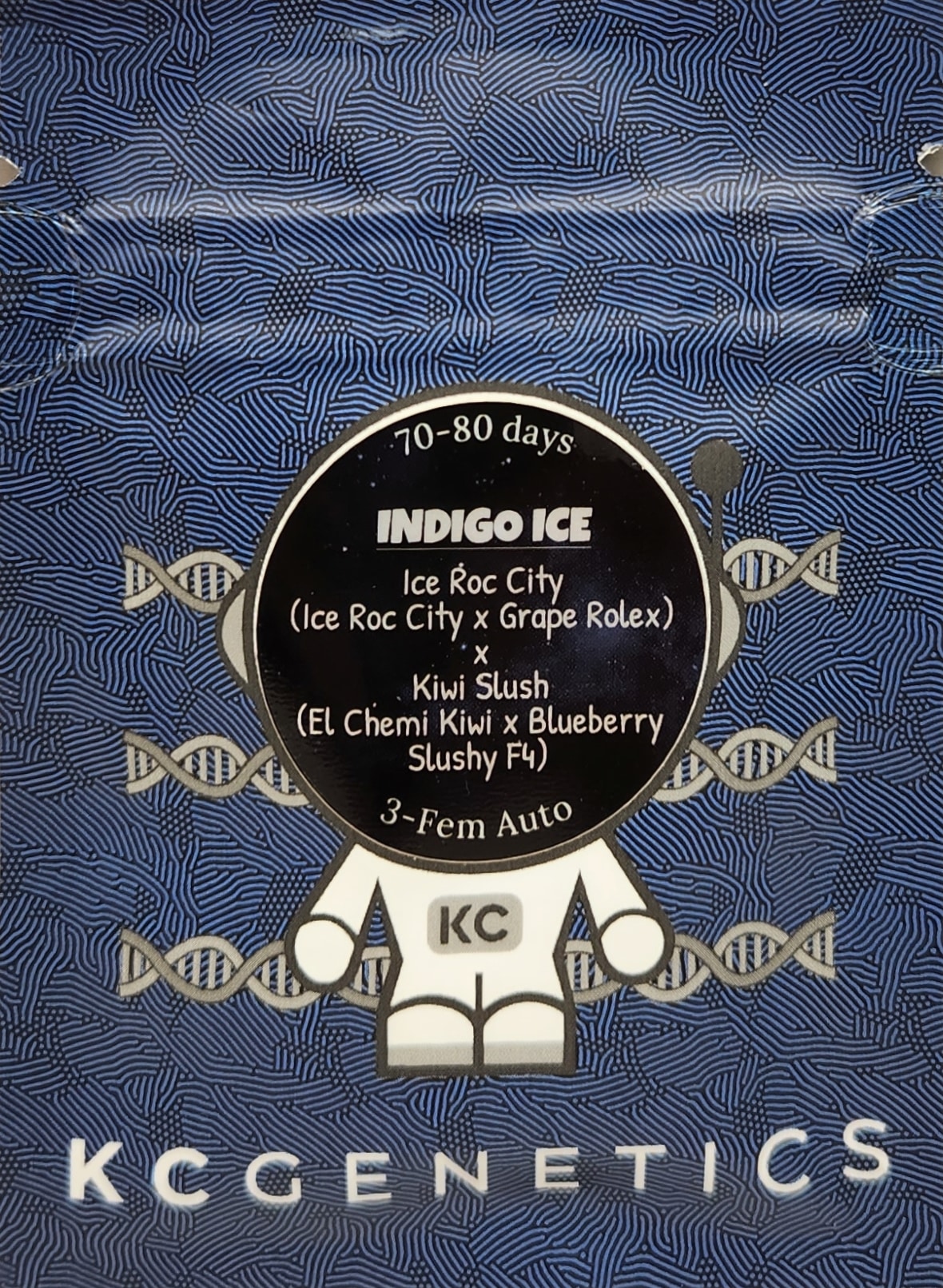 KC Genetics – Indigo Ice Strain – Fem Auto – 3 Pack