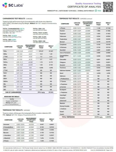 ROMULAN GENETICS - ROMSCOTTI F1 STRAIN - FEM PHOTO - 6 PACK - Multiverse Beans Seed Bank
